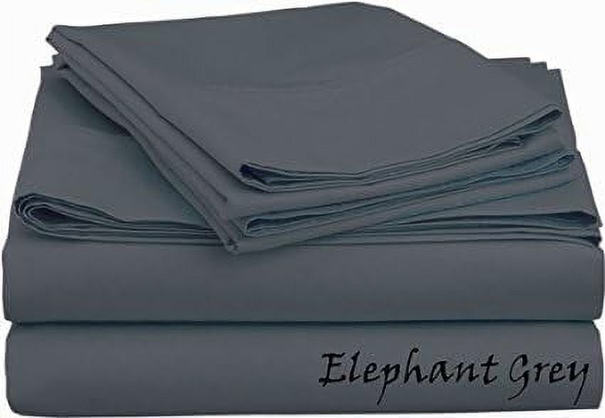 800 Thread Count Sheet Set !! 4-Pieces Cozy Feel 100 % Cotton !! SOLID ...