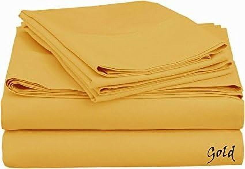800 Thread Count Sheet Set !! 4-Pieces Cozy Feel 100 % Cotton !! SOLID ...