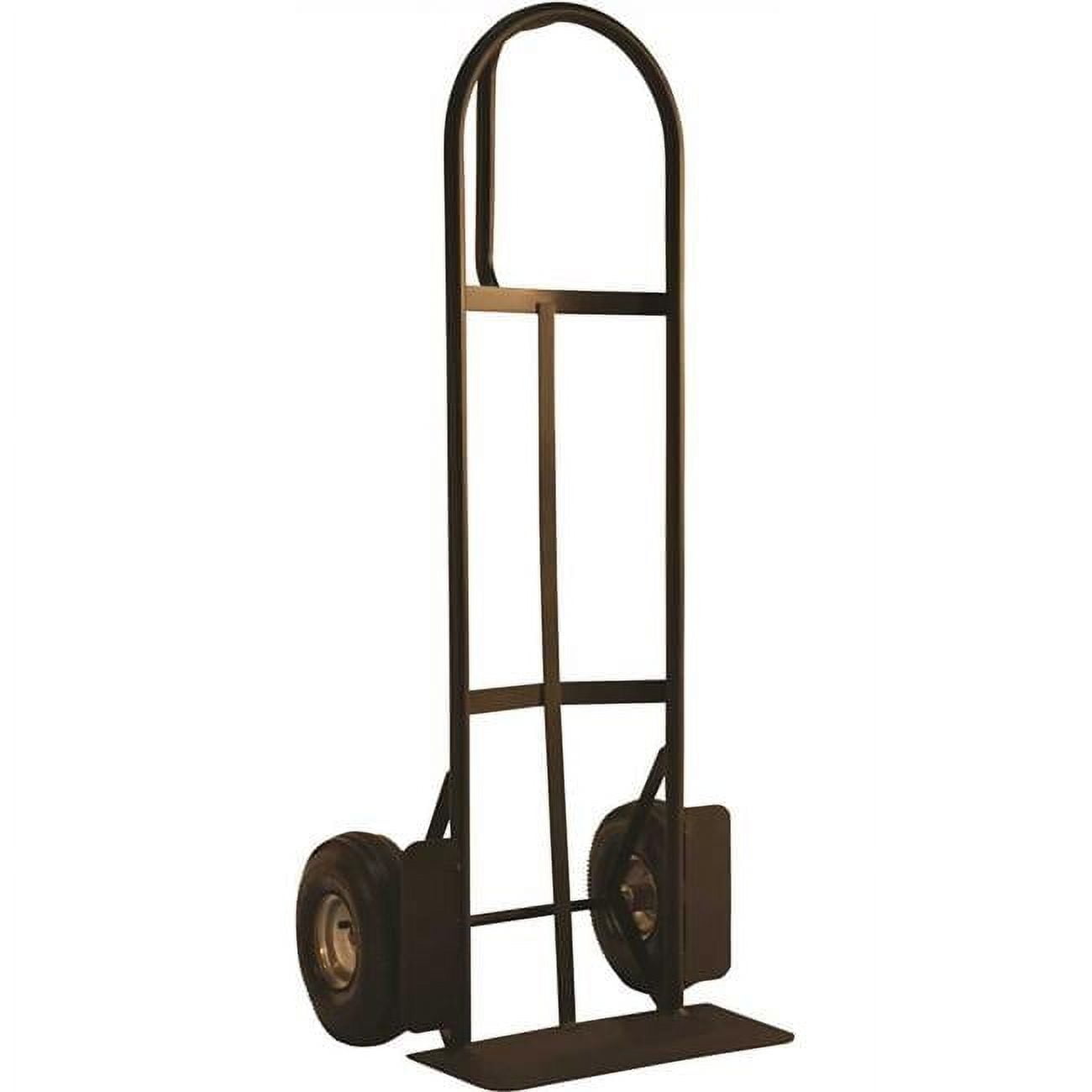 800 lbs D-Handle Truck with 10 in. & 18 in. TP Wheel Guards, Black ...