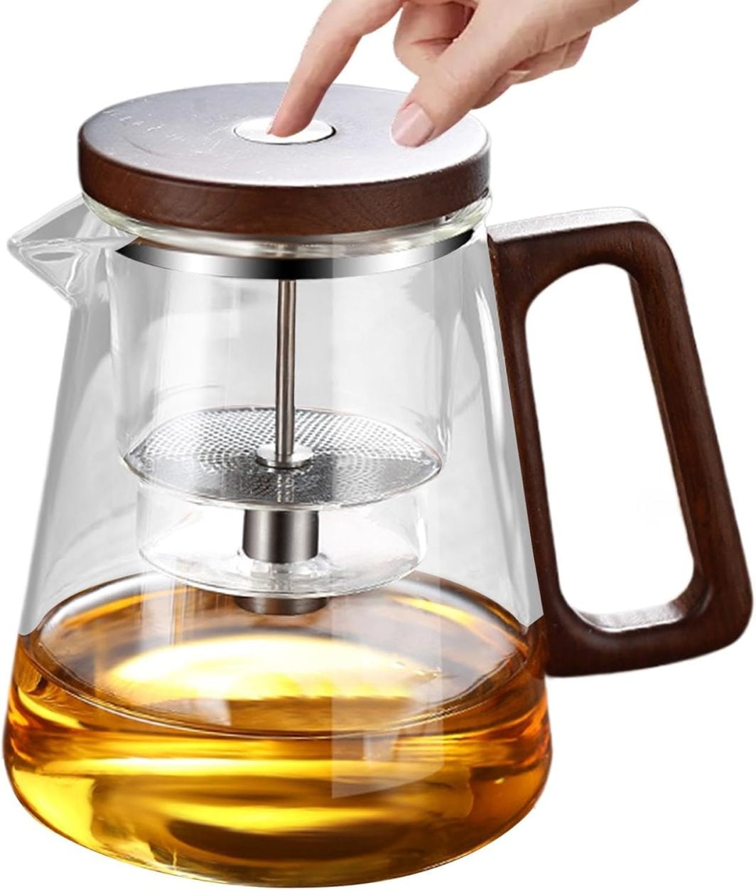 800 ml Enchantipot Magi c Tea Pot, Water Separation Glass Teapot with ...