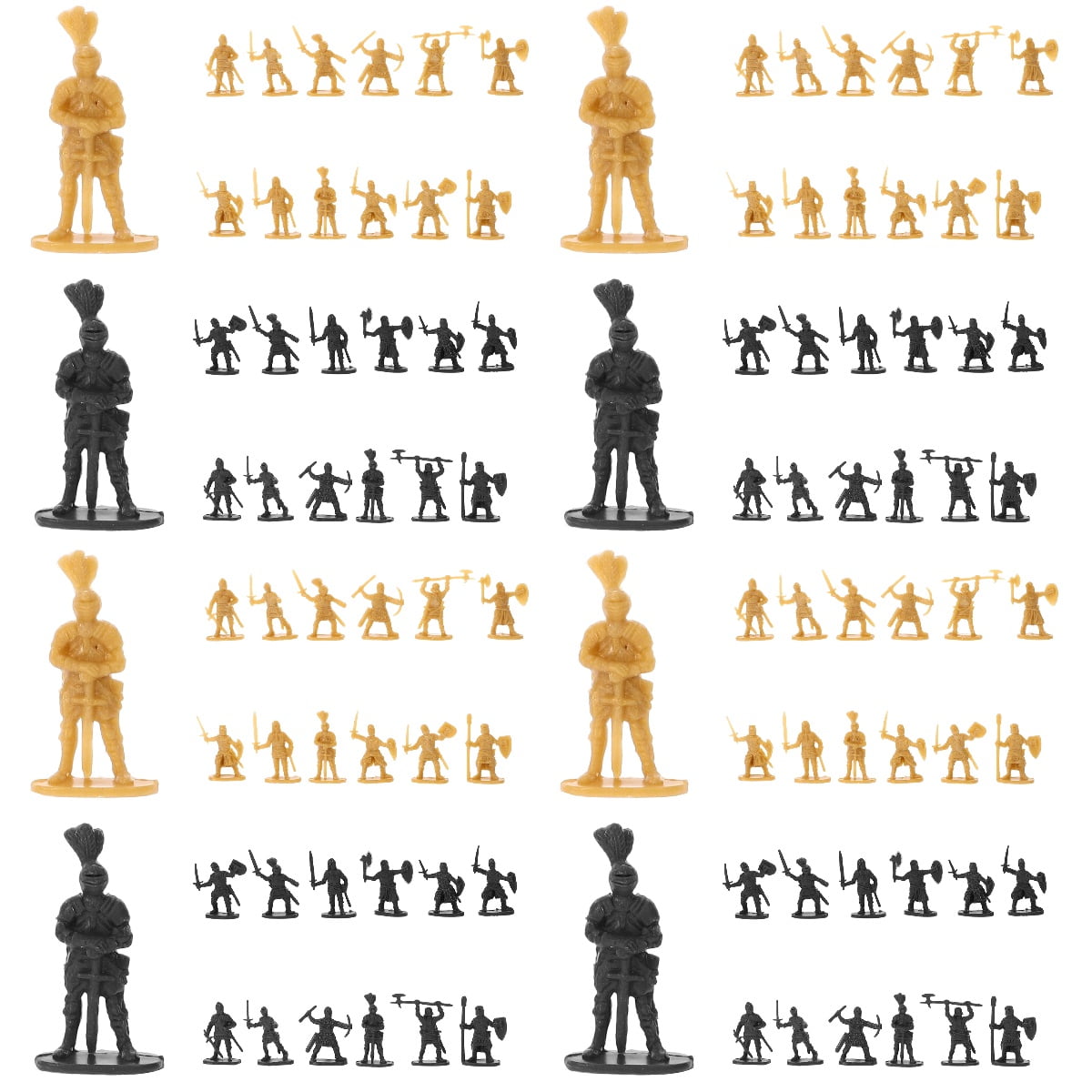 800 pcs Miniature Soldier Model Medieval Soldier Prop Mini Soldier ...