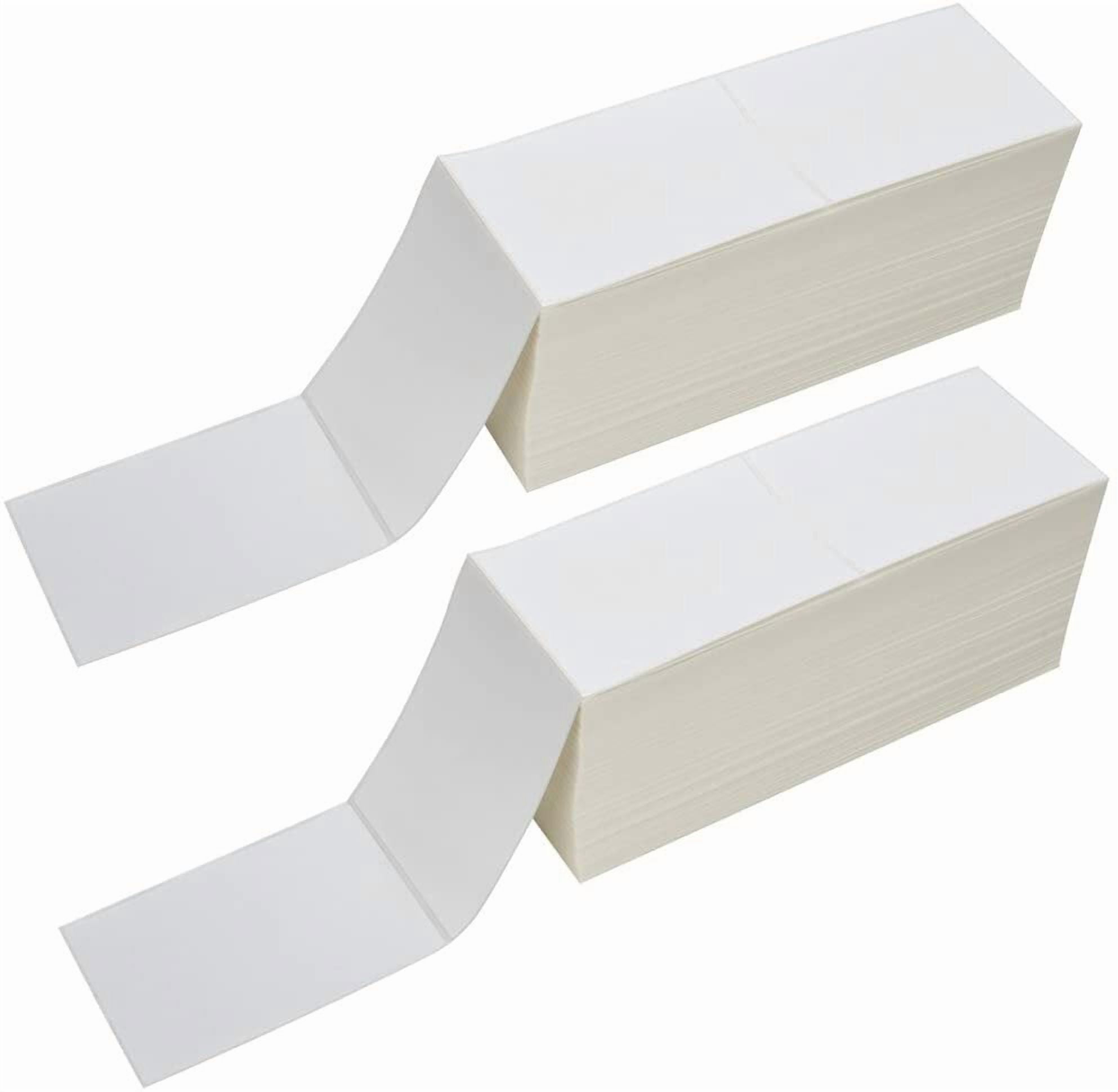 8000 4x6 Fanfold Direct Thermal Shipping Labels for Zebra & Rollo ...