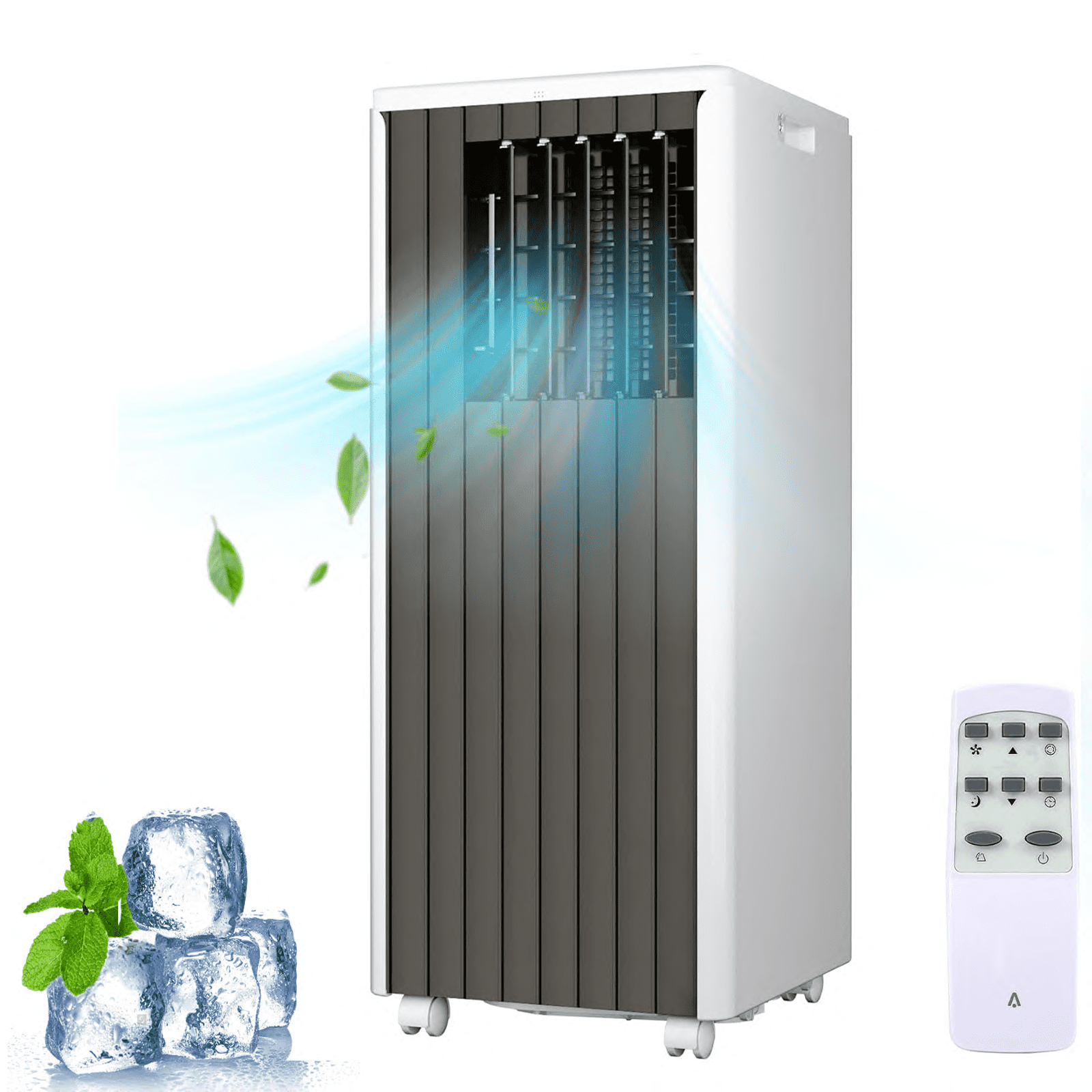 8000 BTU Portable Air Conditioner, 3-in-1 AC Unit with Fan ...
