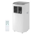 8000 BTU Portable Air Conditioner, 3-in-1 Cooling/Dehumidifier/Fan with ...