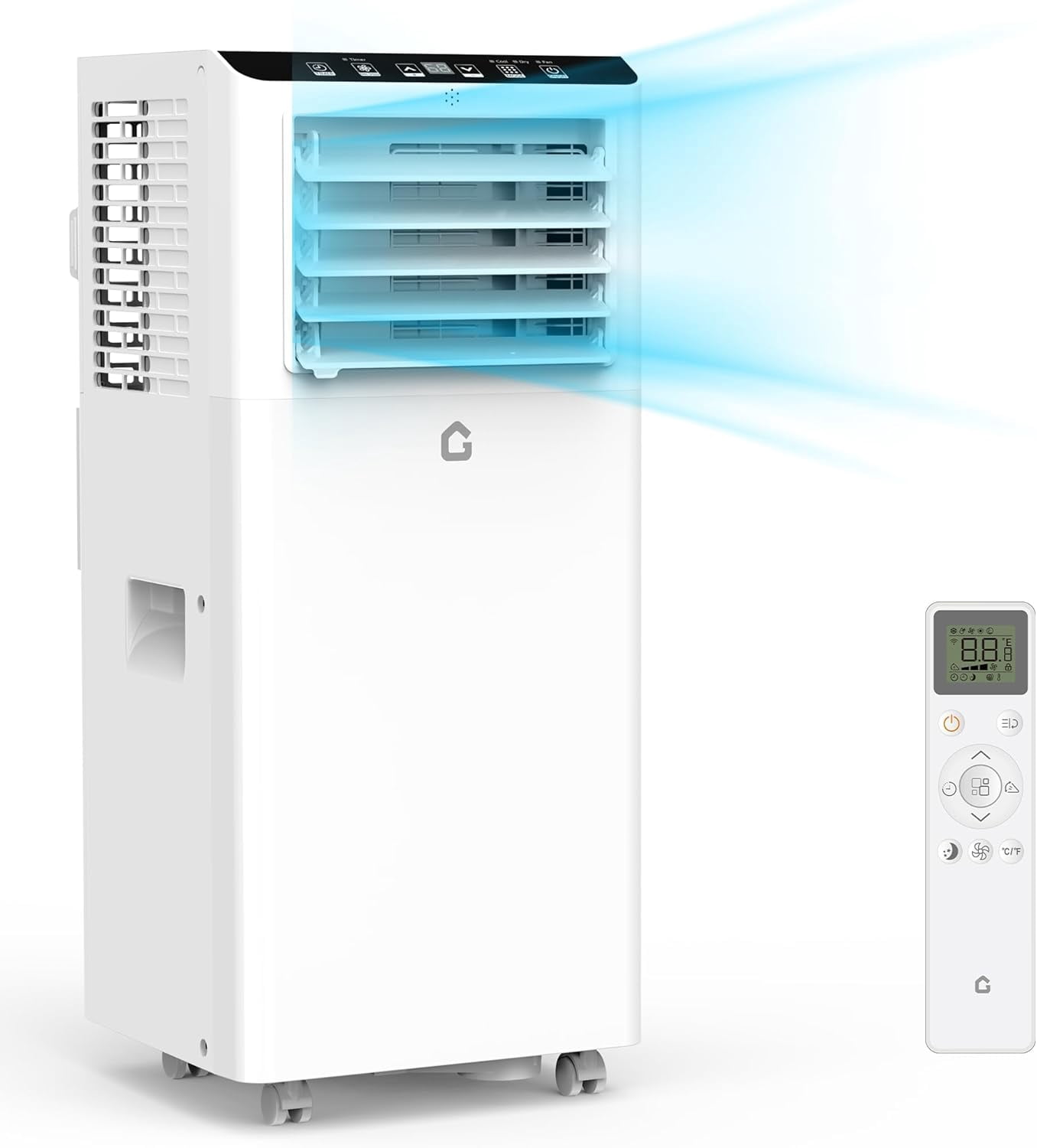 8000 BTU Portable Air Conditioner,AC Unit with Built-in Cool ...