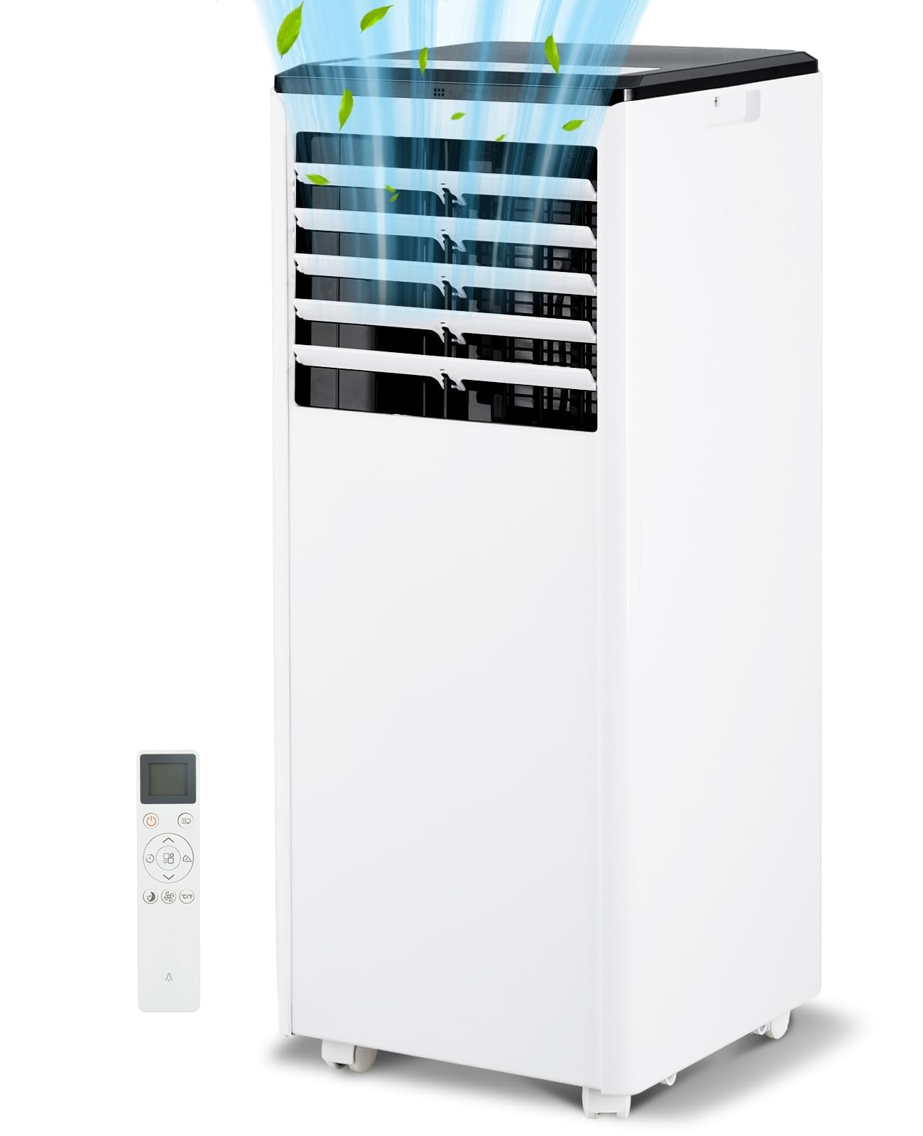 8000 BTU Portable Air Conditioners with Remote Control for Rooms, 3 in ...