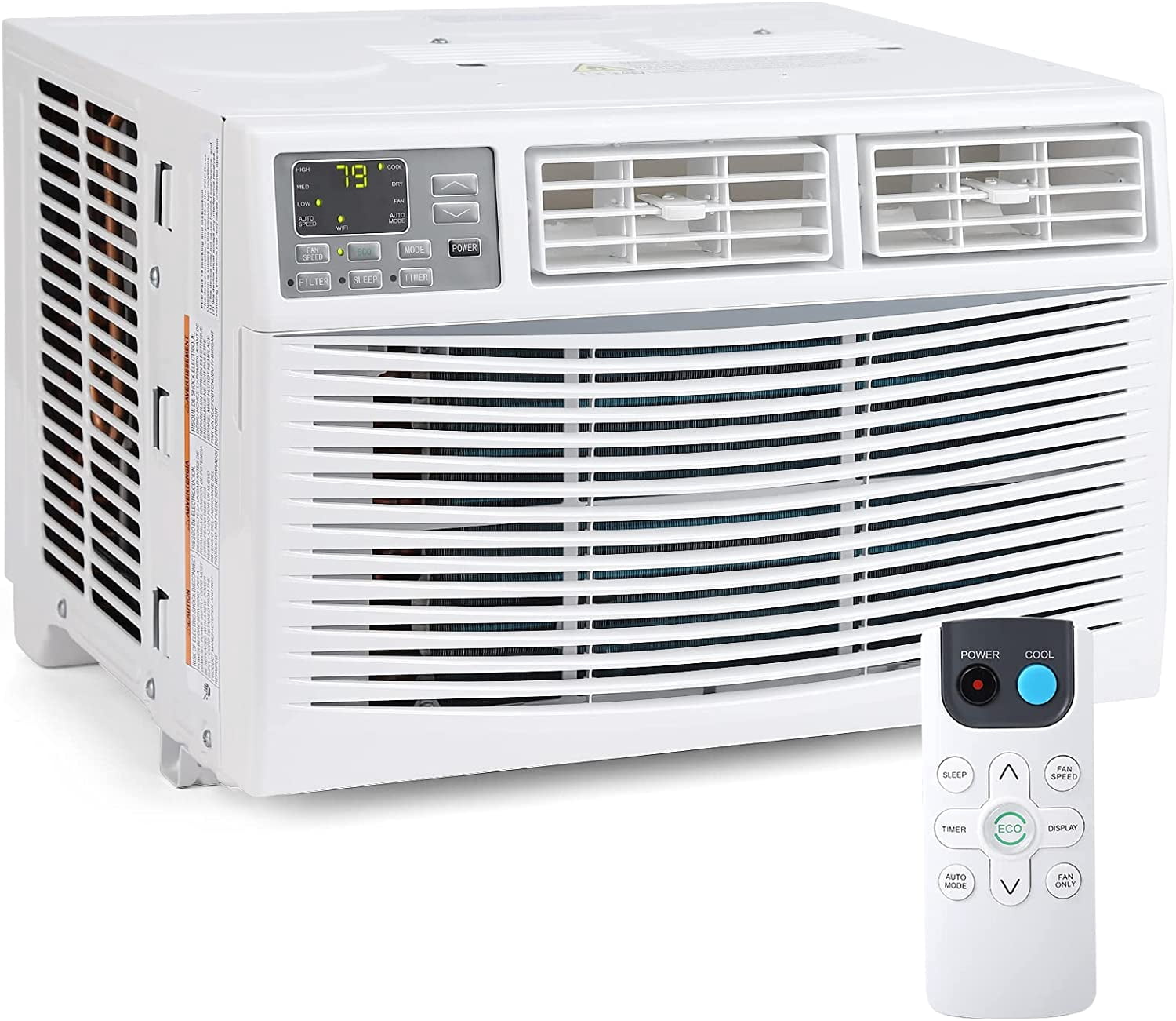 8000 BTU Turbo Fast Cooling Air Conditioner with Remote and App Control ...