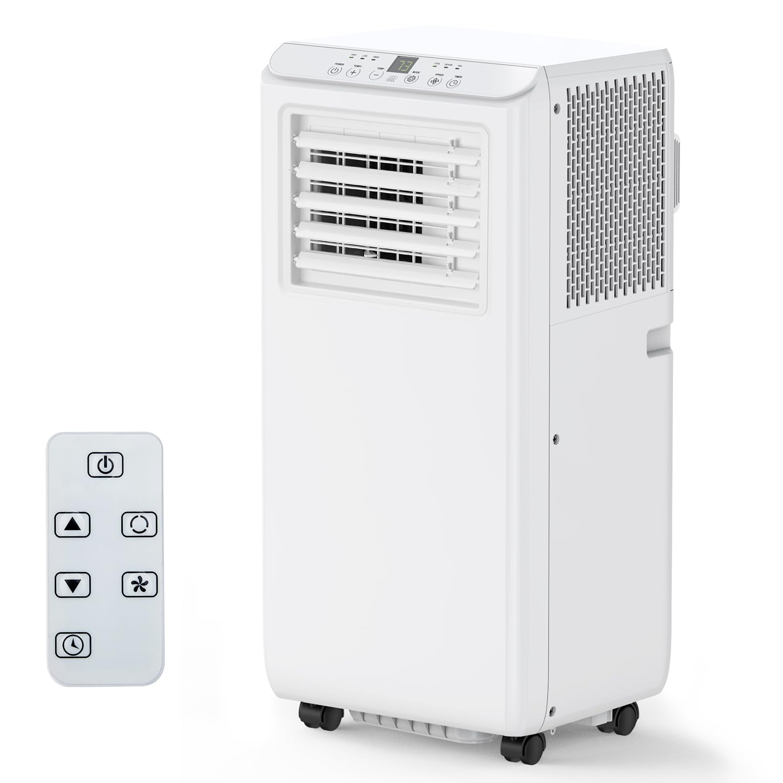 8000 Btu Portable Air Conditioner with Remote Control for Room Up to ...