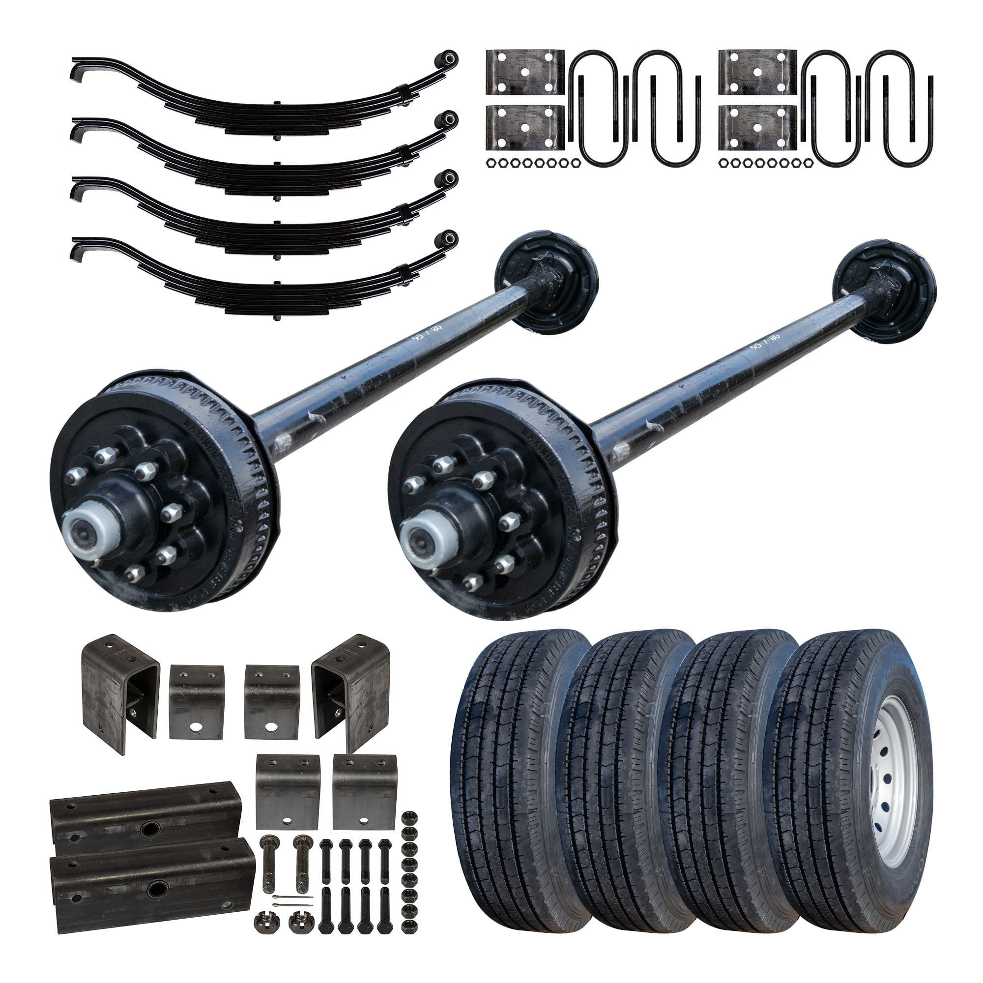 8000 lb TK Hybrid Tandem Axle TK Trailer Kit - 16K Capacity (Original ...