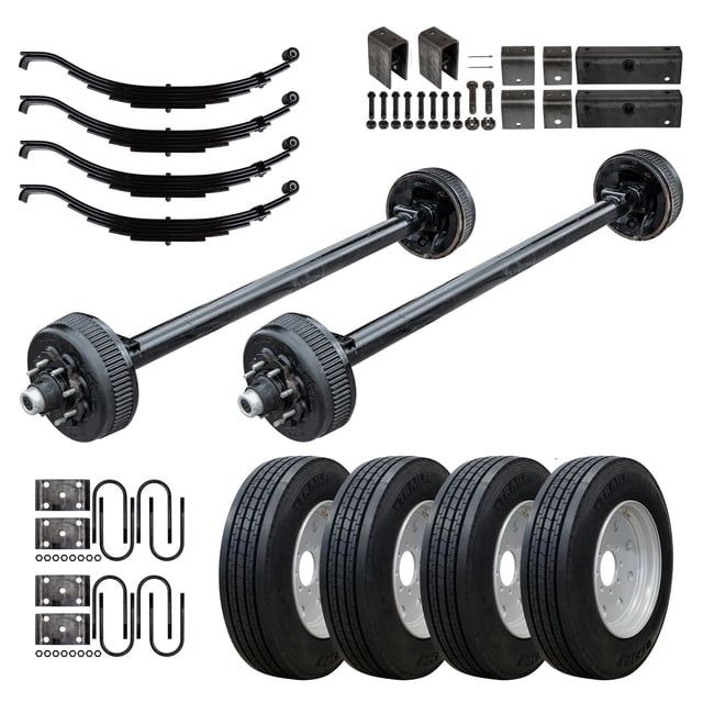 8000 lb Tandem Axle TK Trailer Kit - 16K Capacity - Super Single ...
