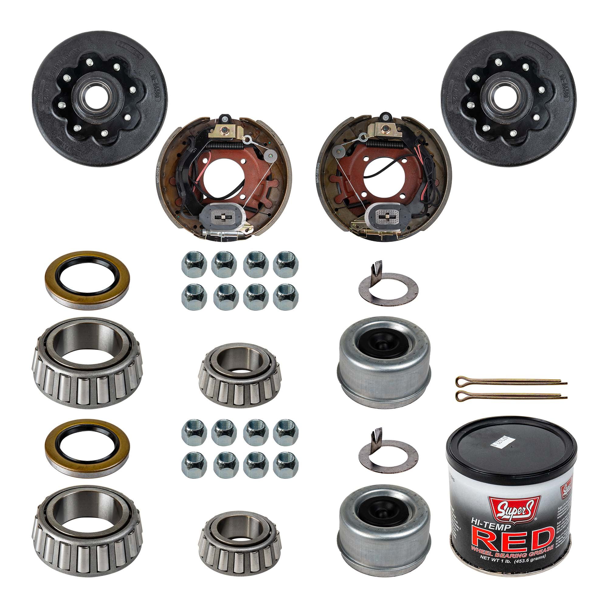 8000 lb True TK Trailer Axle Electric Brake TK Service Kit - 8k ...