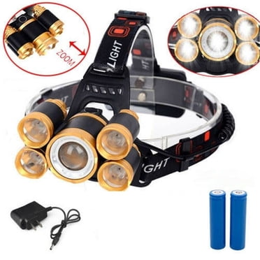2023 Upgraded Super Bright LED Head Torch Rechargeable, 22000 Lumen, 10 ...