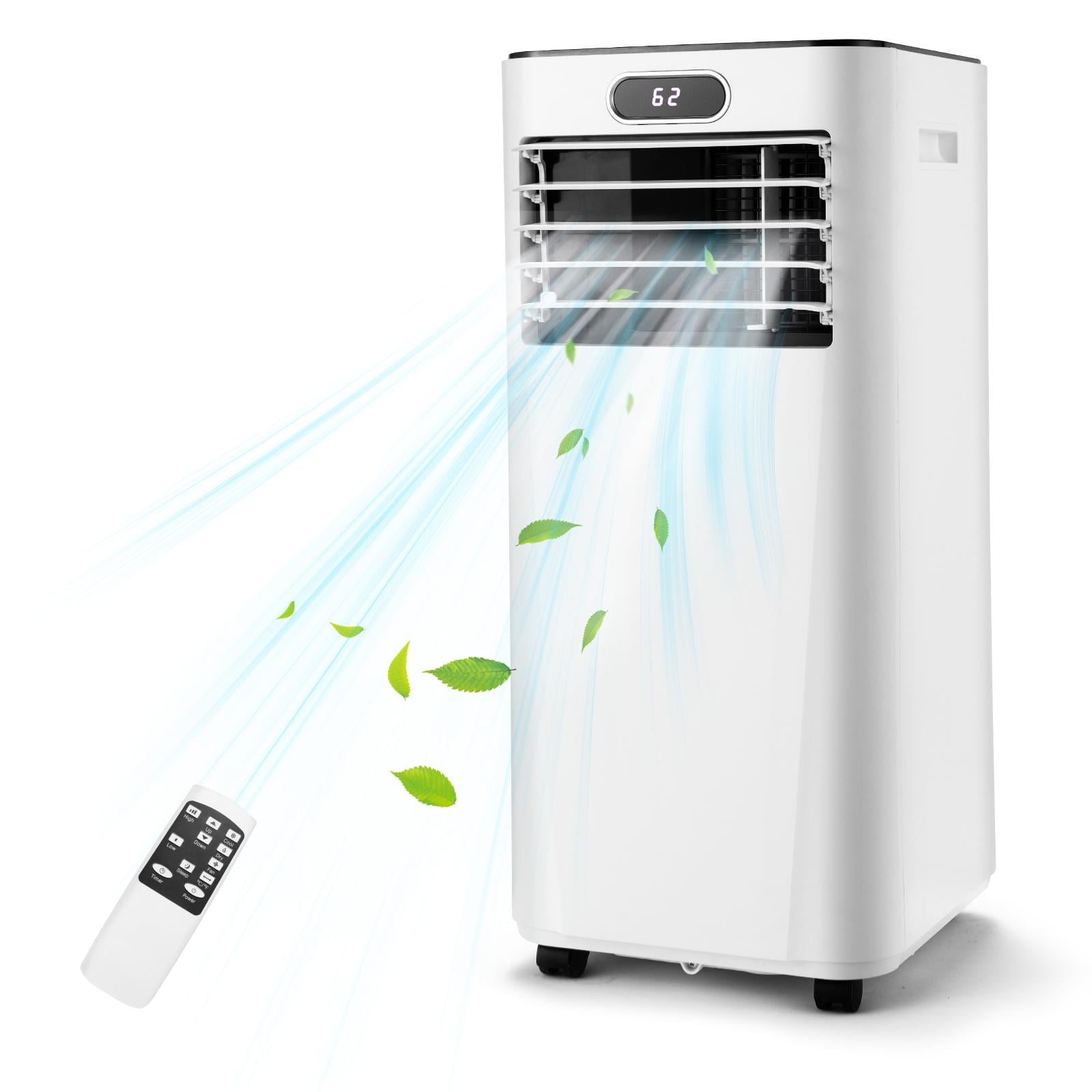 8000BTU 3-in-1 Portable Movable Electric AC Unit, Air Cooler ...