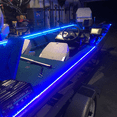 8000K Blue LED Boat Light Deck Waterproof 12v Bow Trailer Pontoon ...
