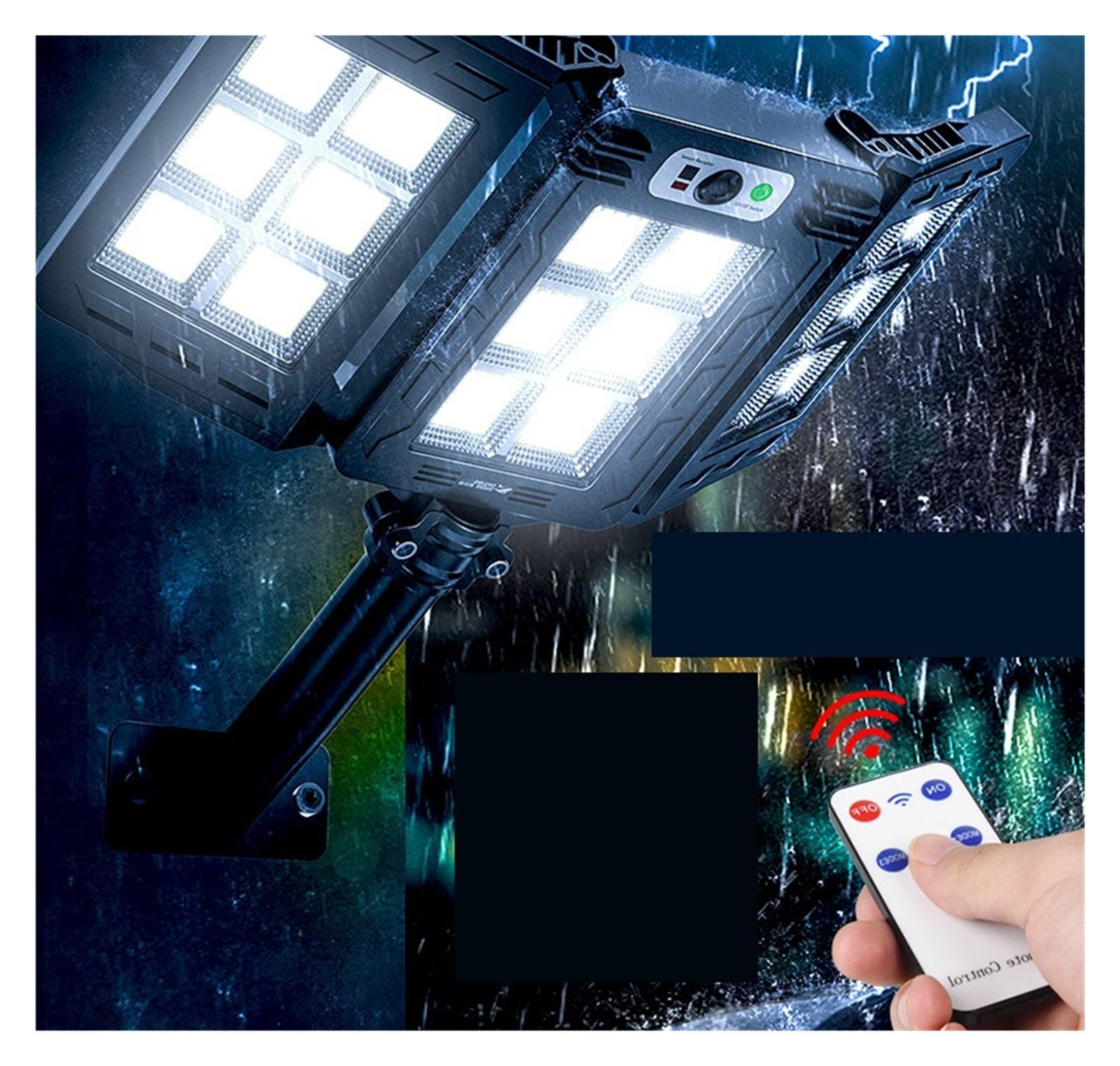 8000W Solar Light 5000mAh LED Street Lamp IP65 Waterpoof Outdoor Lighting Garden Path Yard ...