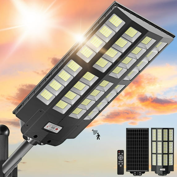 8000W Solar Lights Outdoor, 7000K Solar Street Light ,Commercial Solar ...