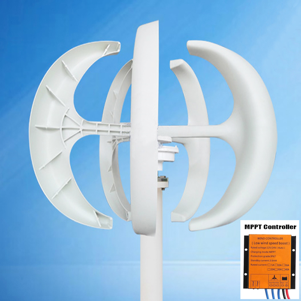 8000W Vertical Axis Wind Turbine Generator For Home 8KW 12V 24V 48V ...