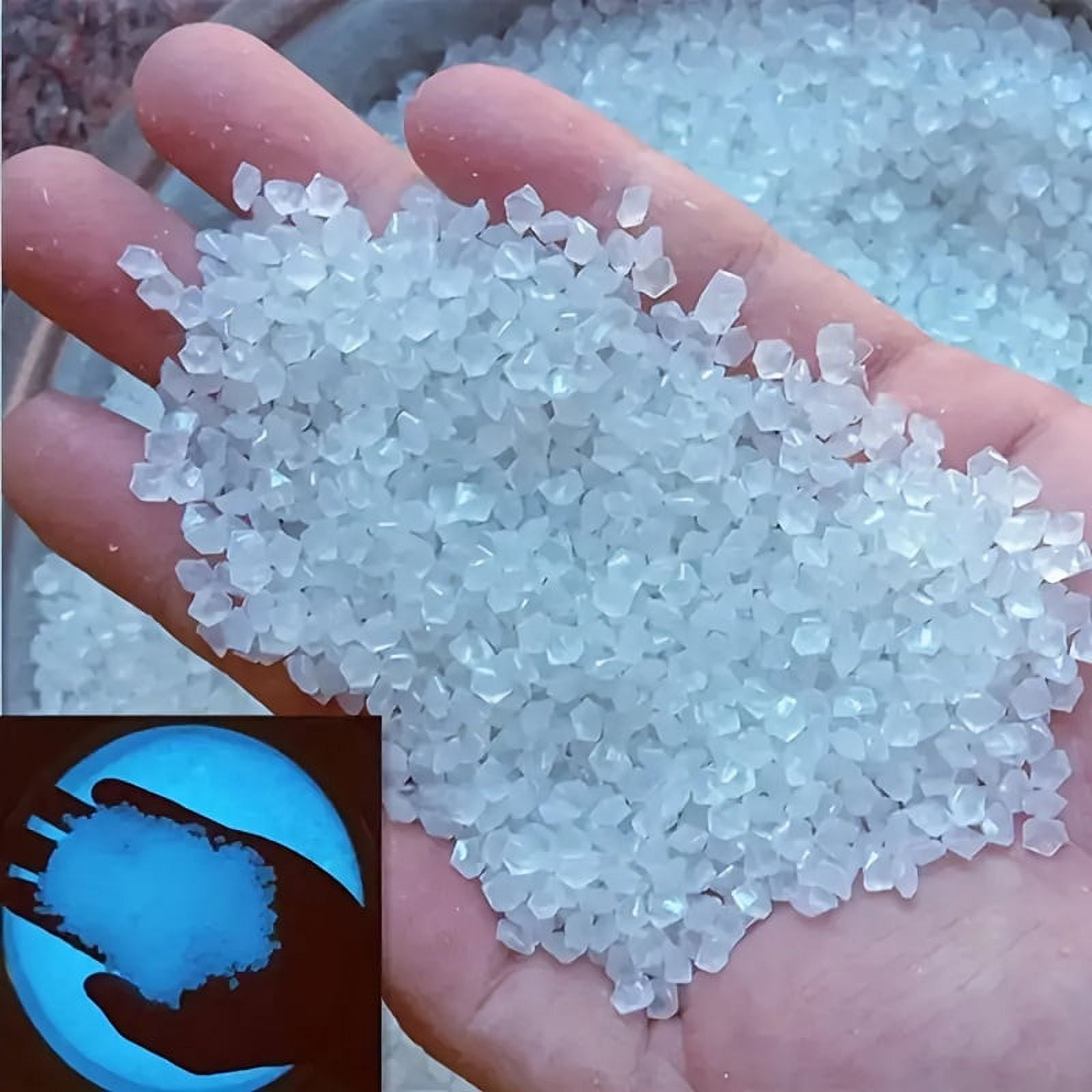 8000pcs Mini Radiant Luminous Resin Stones - Glow in the Dark Decor for ...
