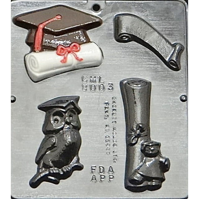 8003 Graduation Assortment Chocolate Candy Mold - Walmart.com