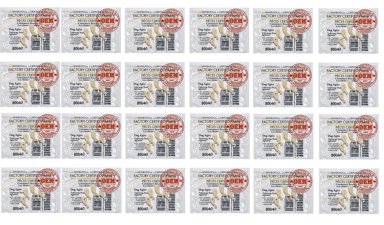 80040 Washer OEM Agitator Dogs - (24 Pack) - Walmart.com