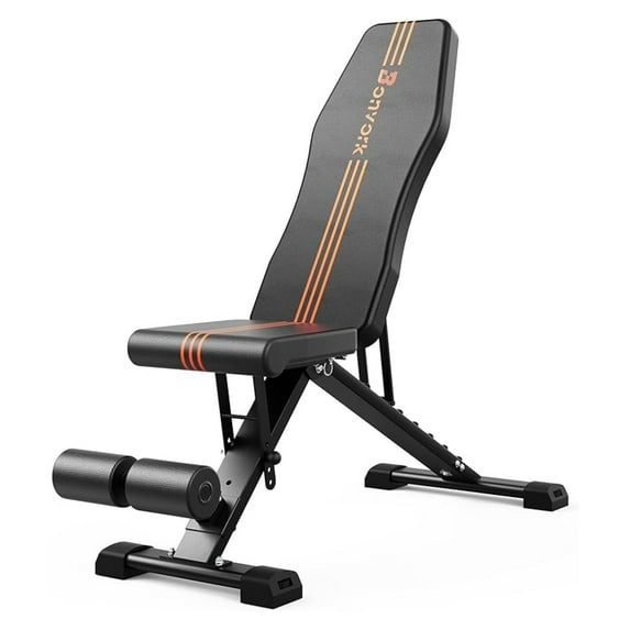 800LBS Adjustable Weight - Foldable Workout Press with 20.5'' Extended ...