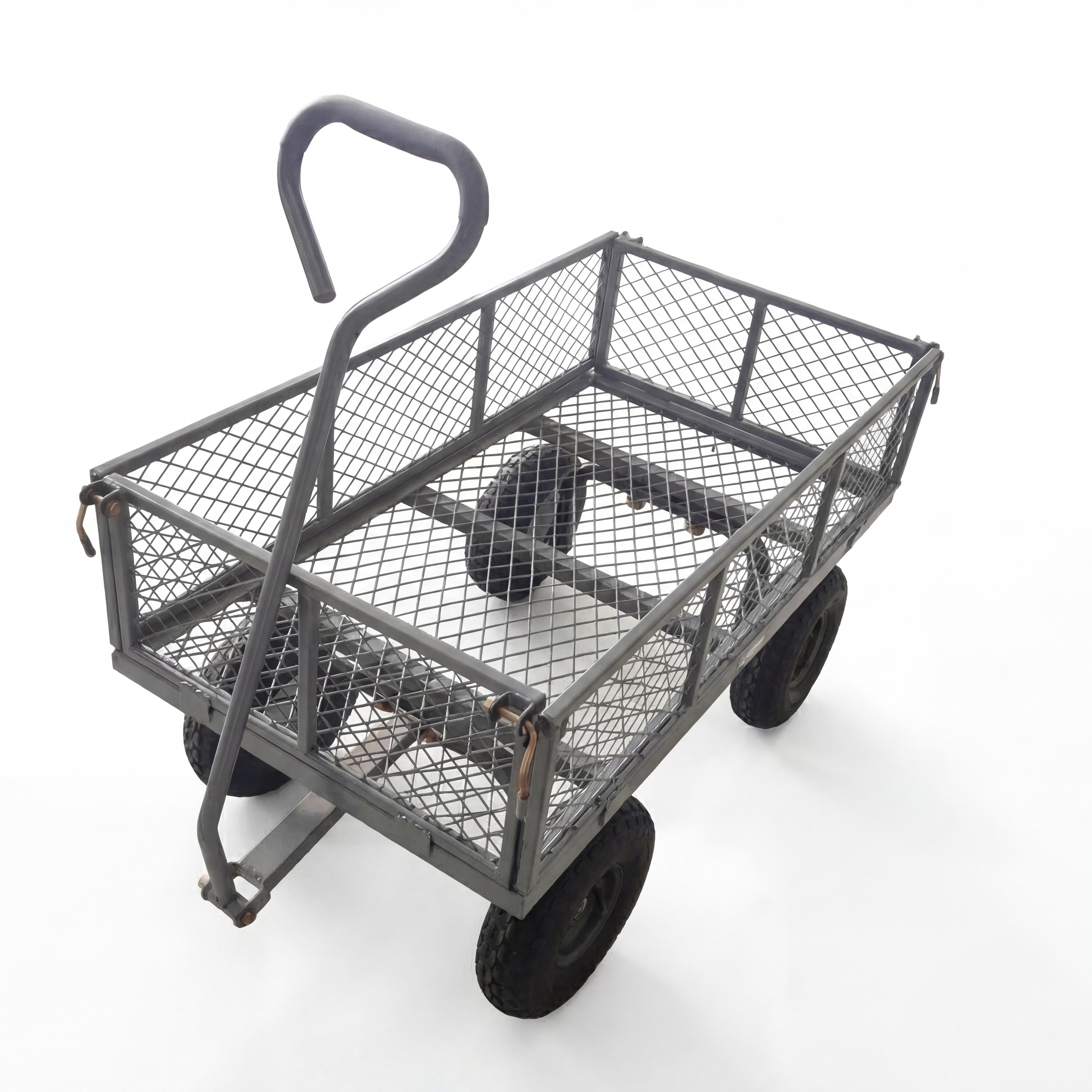800LBS Heavy Duty Utility Garden Cart with 10 Inch All-Terrain ...