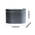 800ML Desktop Humidifier Double Nozzle, USB Aromatherapy Diffuser with ...