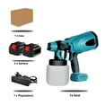 800ML Electric Spray Gun Handheld Cordless High Power Electric Paint ...