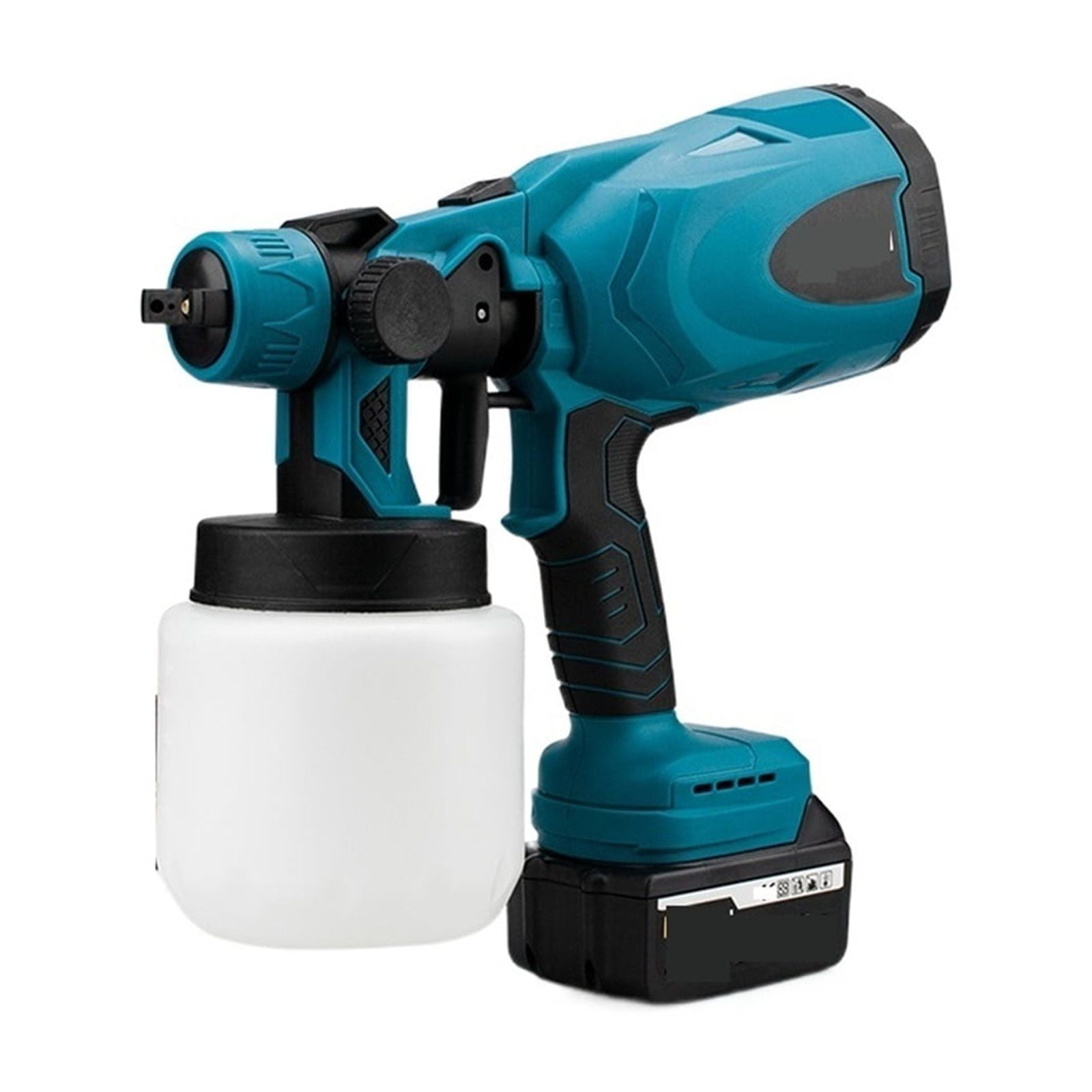 800ML Portable Electric Spray Gun Cordless Paint Sprayer Household ...