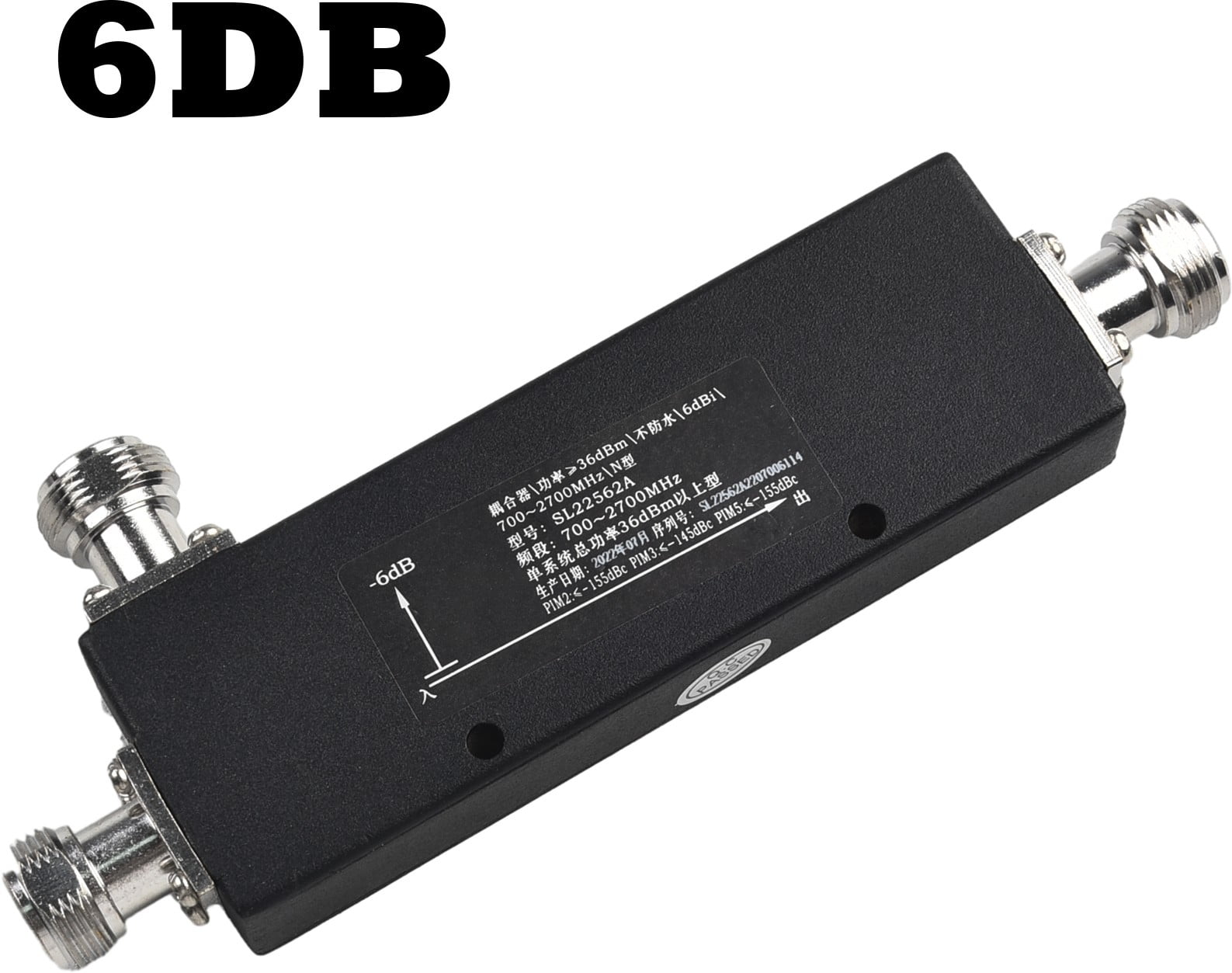 800MHz-2500MHz N-Type Female RF Coaxial Directional Coupler 800-2500MHz ...