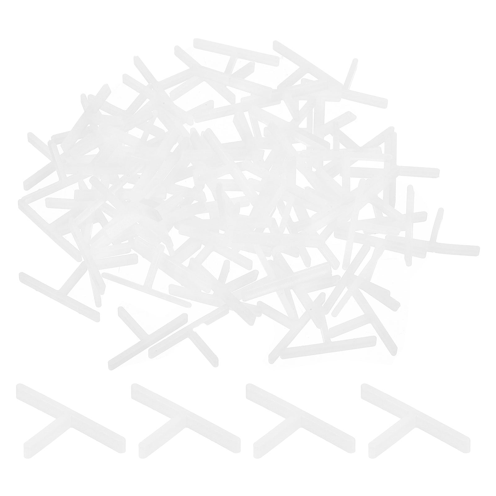 800Pack Wall Floor Tile Plastic T-Shape Spacers Tiling Tools 1.5mm 1/16 ...