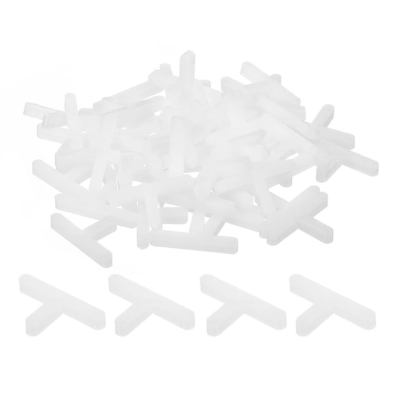 800Pack Wall Floor Tile Plastic T-Shape Spacers Tiling Tools 3mm 1/8 ...