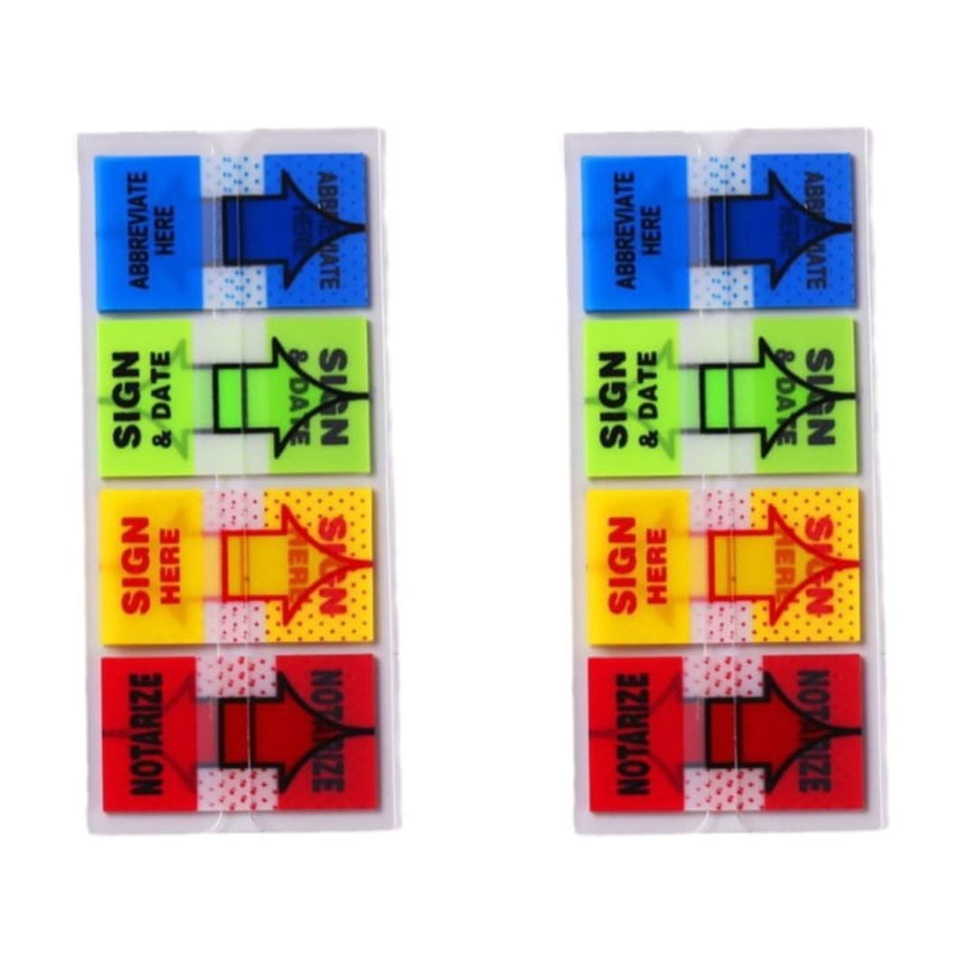 800Pcs Sign Here Stickers Sign Date Sticky Tabs Initial Here Inx Tabs ...