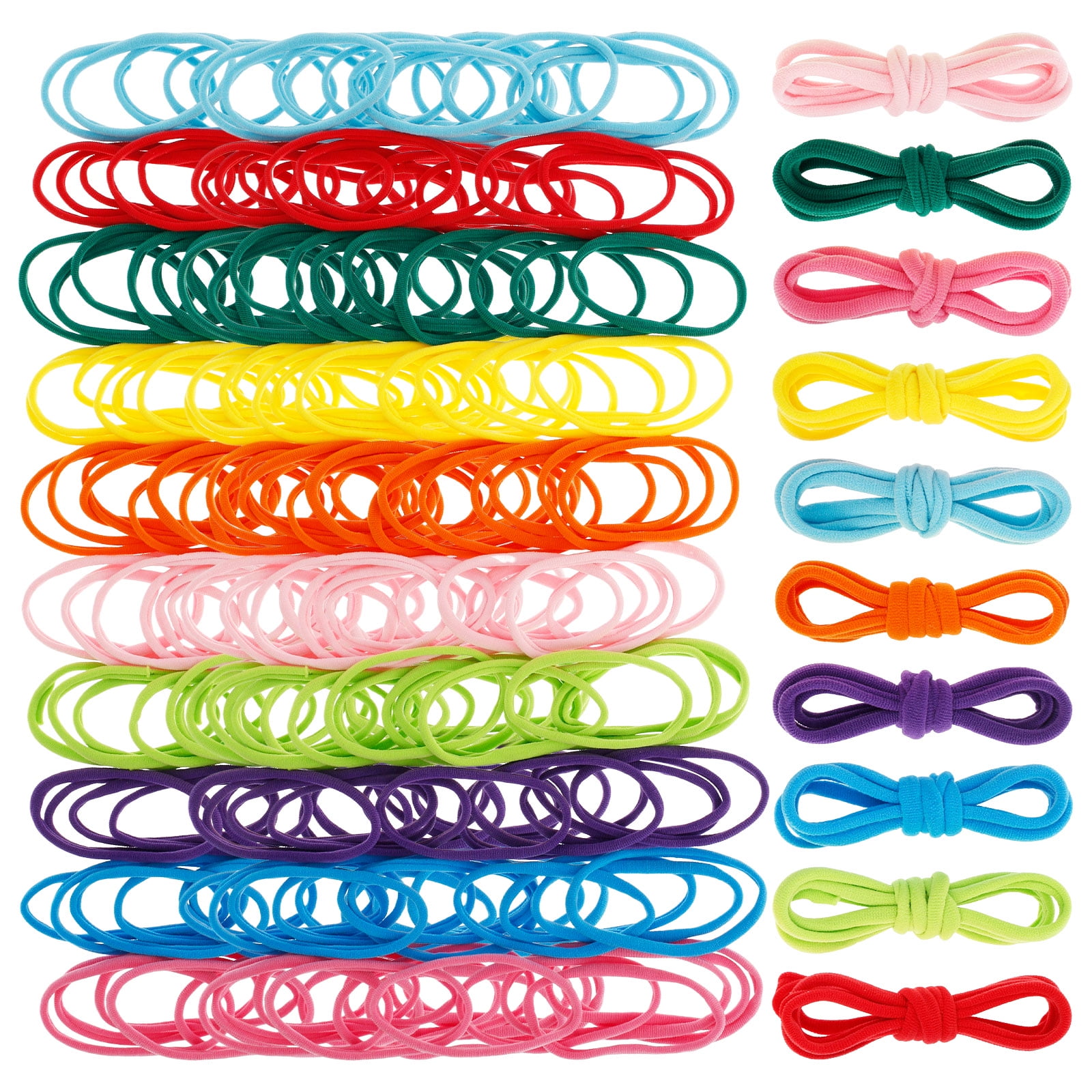 800Pcs Weaving Loops 10 Colors Weaving Loop Kit Elastic Potholder Loops ...
