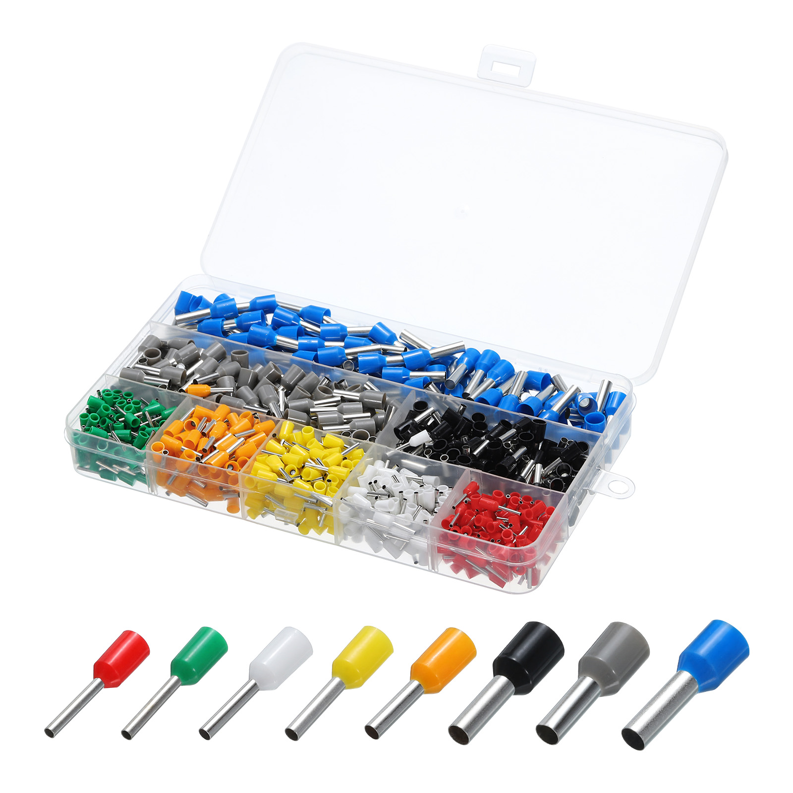 800Pcs Wire End Ferrules Butt for Electrical Wire Connectors Home ...