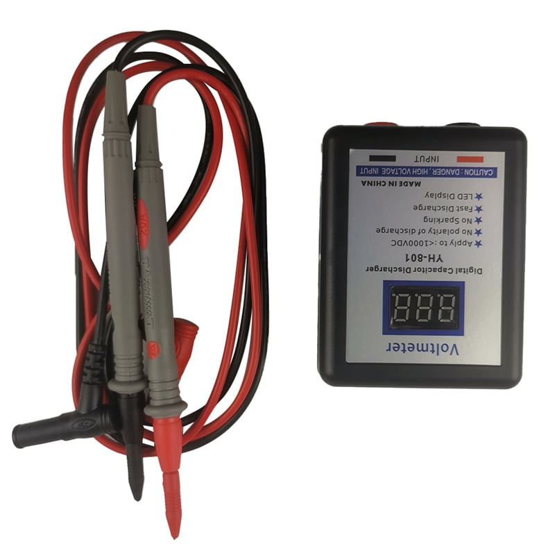 800V Digital Capacitor Voltage Tester Fast Discharger High Volt ...