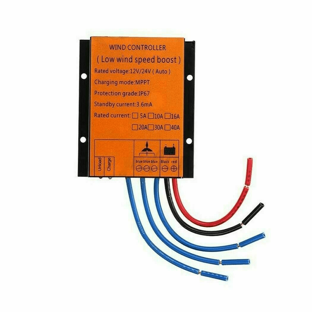 800W 12V/24V Wind Generator MPPT Charge Controller Wind Turbine Power ...