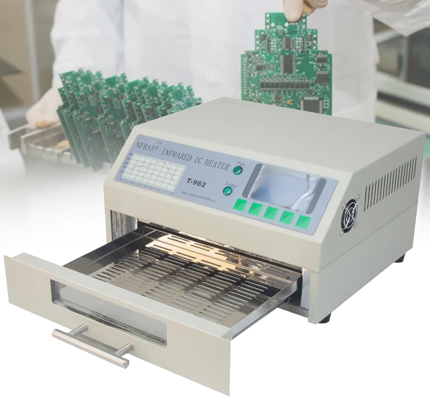 800W/1500W/2500W Infrared Heating Reflow Oven, PCB Rework Station ...