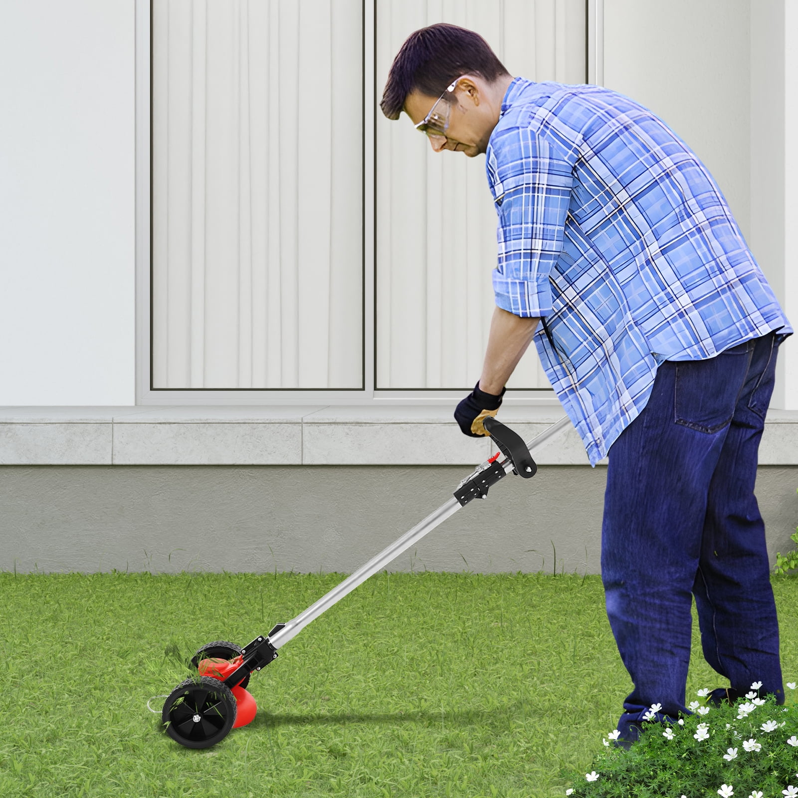 800W 18000RPM Cordless Weed Trimmer, Electric Weed Trimmer, Lawn ...