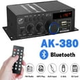 800W 2 Channel bluetooth Mini HIFI Power Amplifier Audio Stereo Amp ...