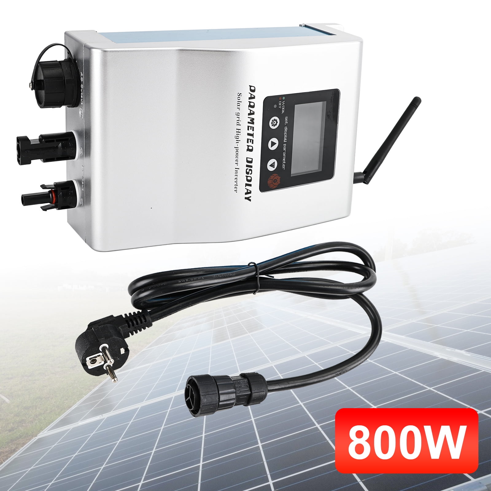 800W/220Vac IP60 Waterproof WiFi Solar Inverter Grid Tie MPPT Micro ...
