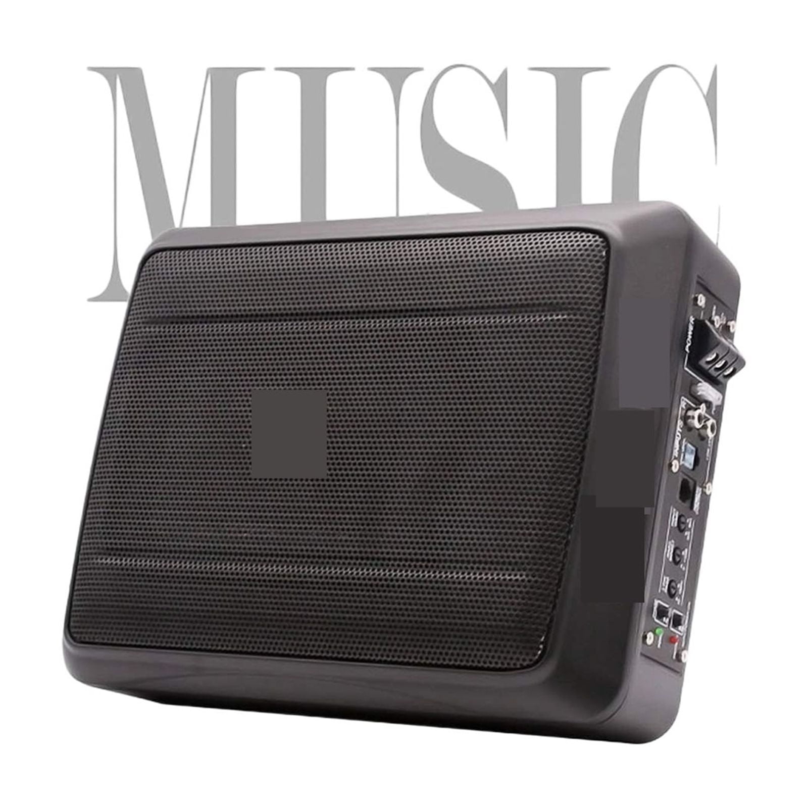 800W 8 Inch Car Seat Amplifier Subwoofer Car Slim Under Seat Active ...