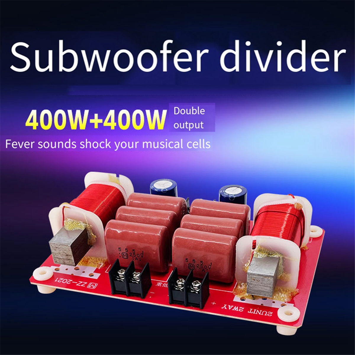 800W Audio Frequency Divider Crossover Subwoofer Dual Voice Coil ...