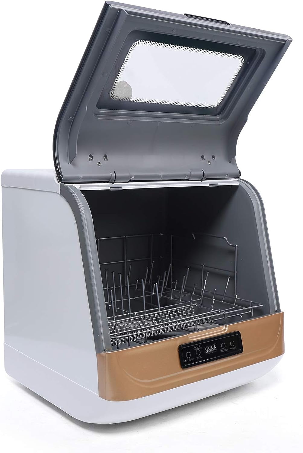 800W Countertop Dishwasher Machine 3Washing Programs Portable Mini Dish ...