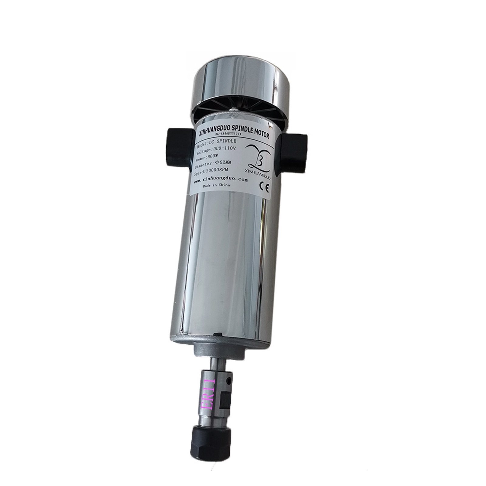 800W DC spindle Motor 0.8KW DC 20000RPM CNC Carving Milling Air cold ...