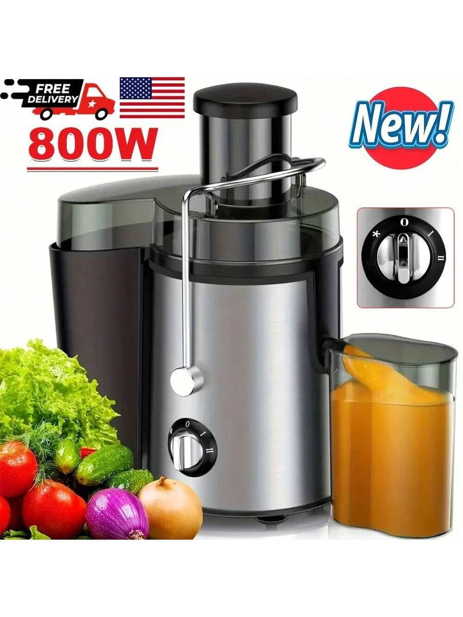 800W Electric Juicer Fruit Vegetable Blender Juice Extractor Citrus ...