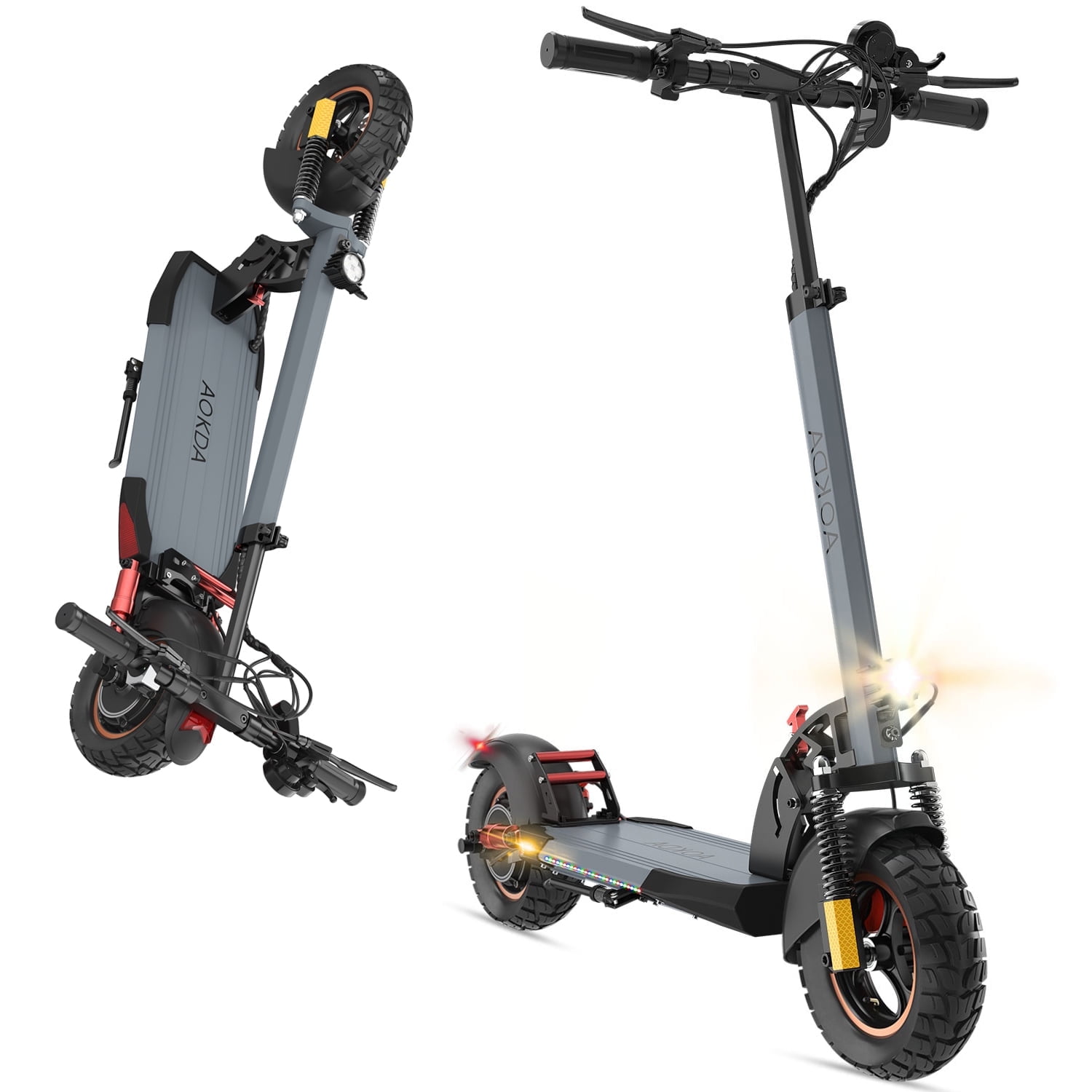 800W Electric Scooter Max 25 mph & 15-30km, 10 inch Tires, 10AH AOKDA ...