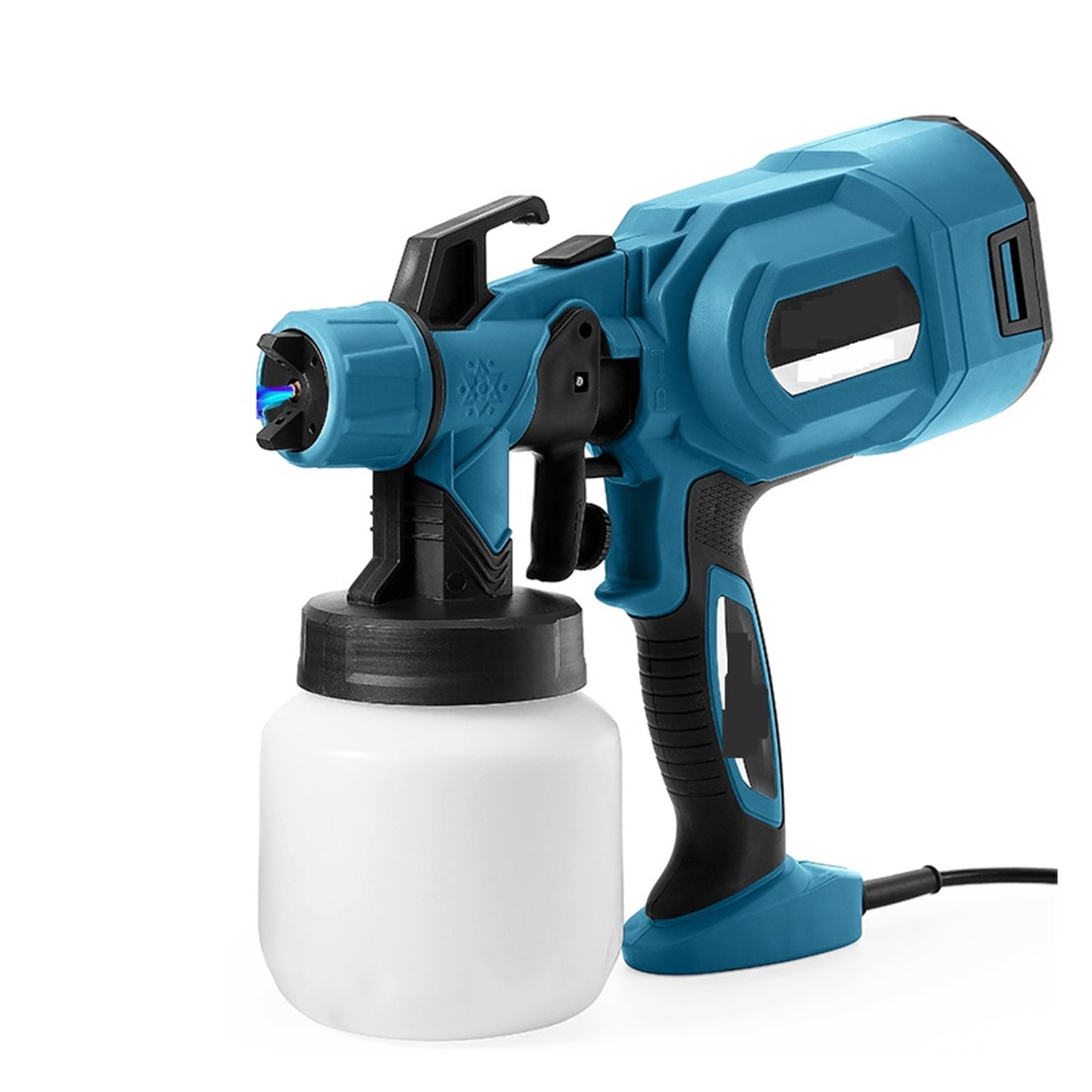 800W Electric Spray Gun Adjustable Paint Sprayer Auto Furniture Steel Coating Airbrush 800ML ...