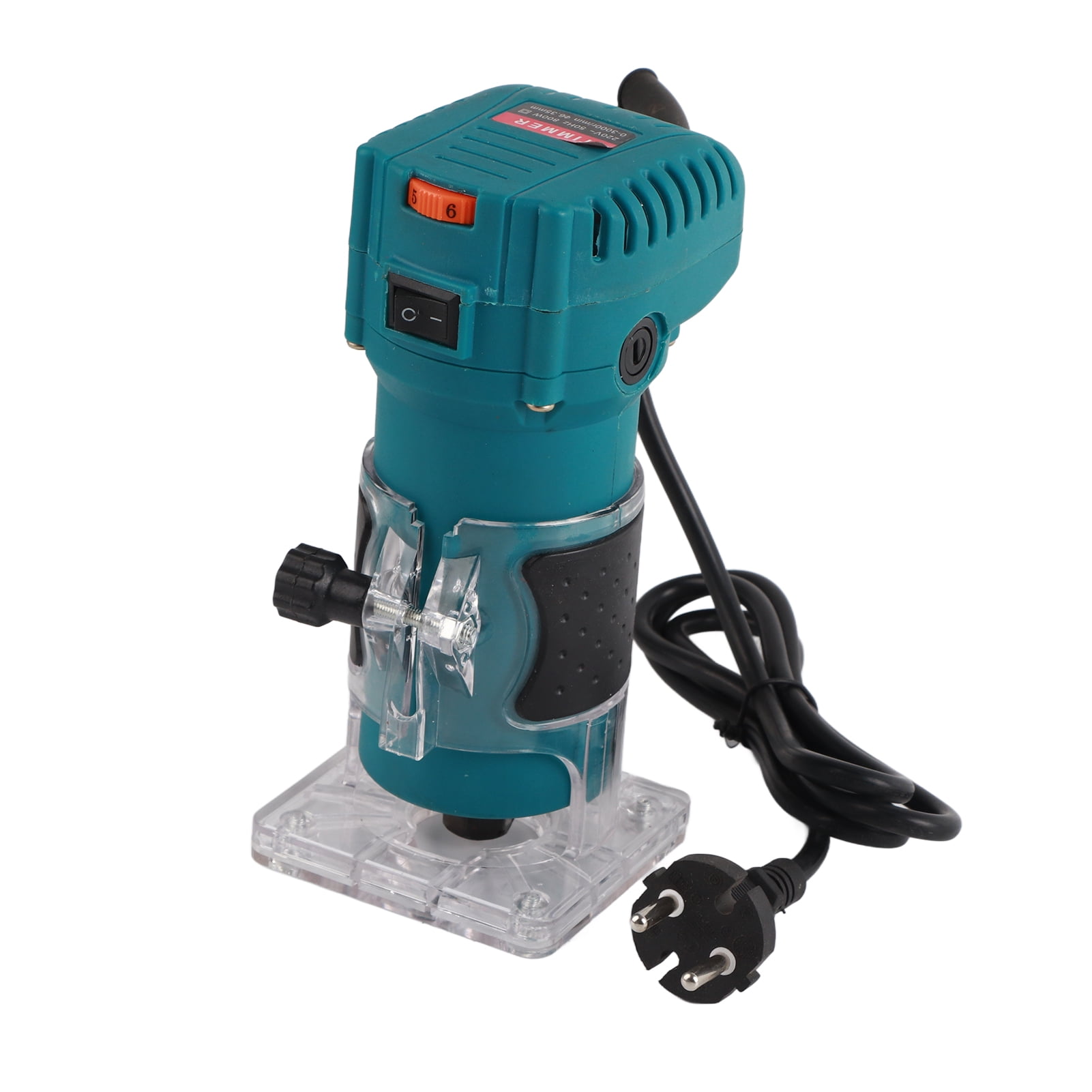 800W Electric Wood Router with 6-Speed Gears for Slotting, Cutting ...