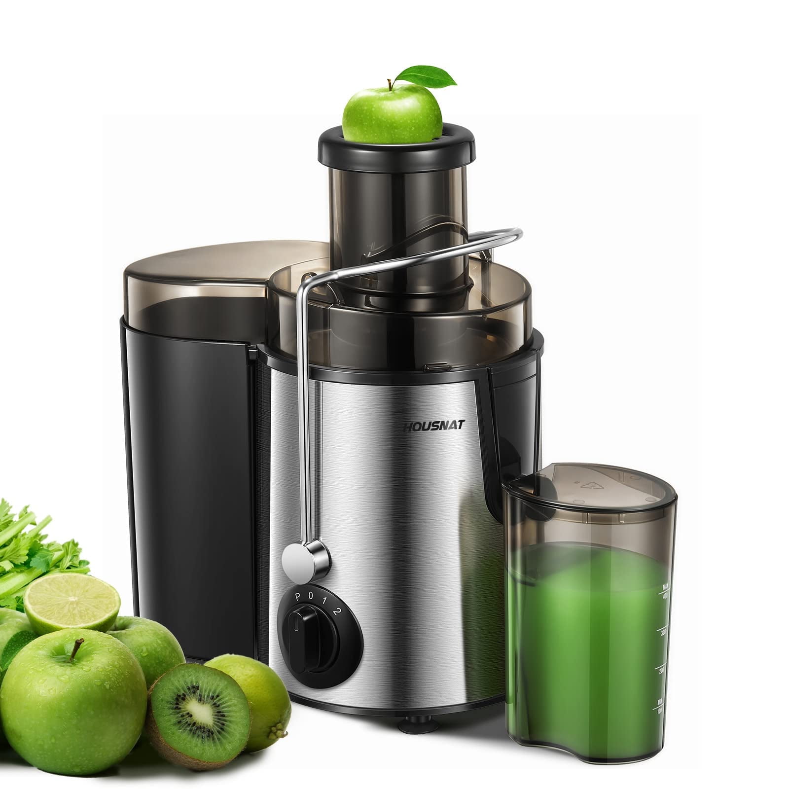 800W Juicer Extractor Machine with 65MM Large Feed Chute, 3 Adjustable ...